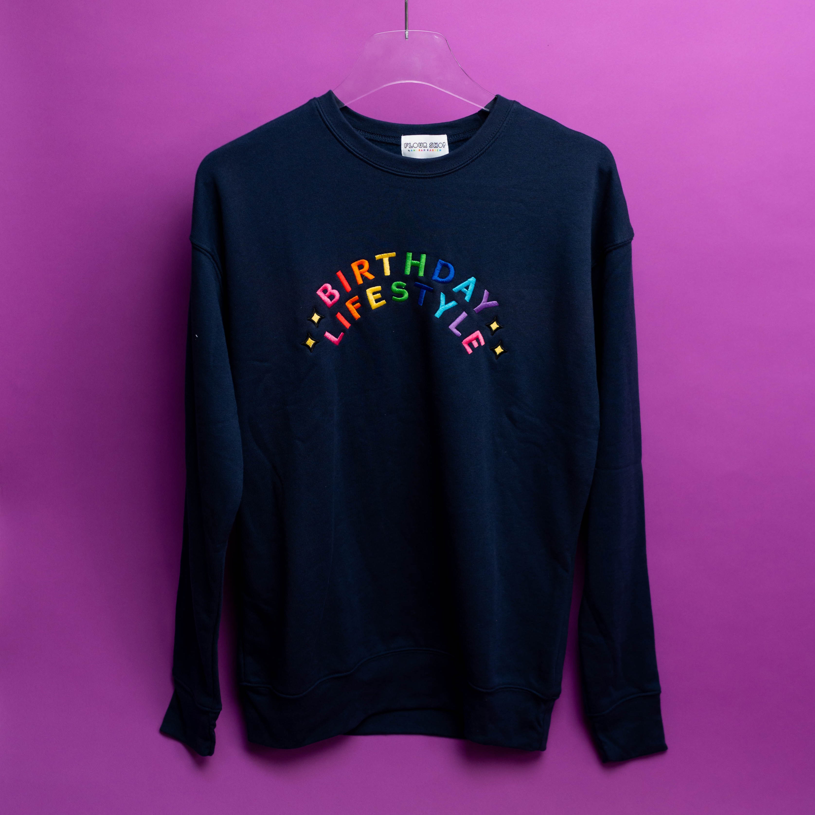 Birthday Lifestyle Crew Neck Sweater – Flour Shop