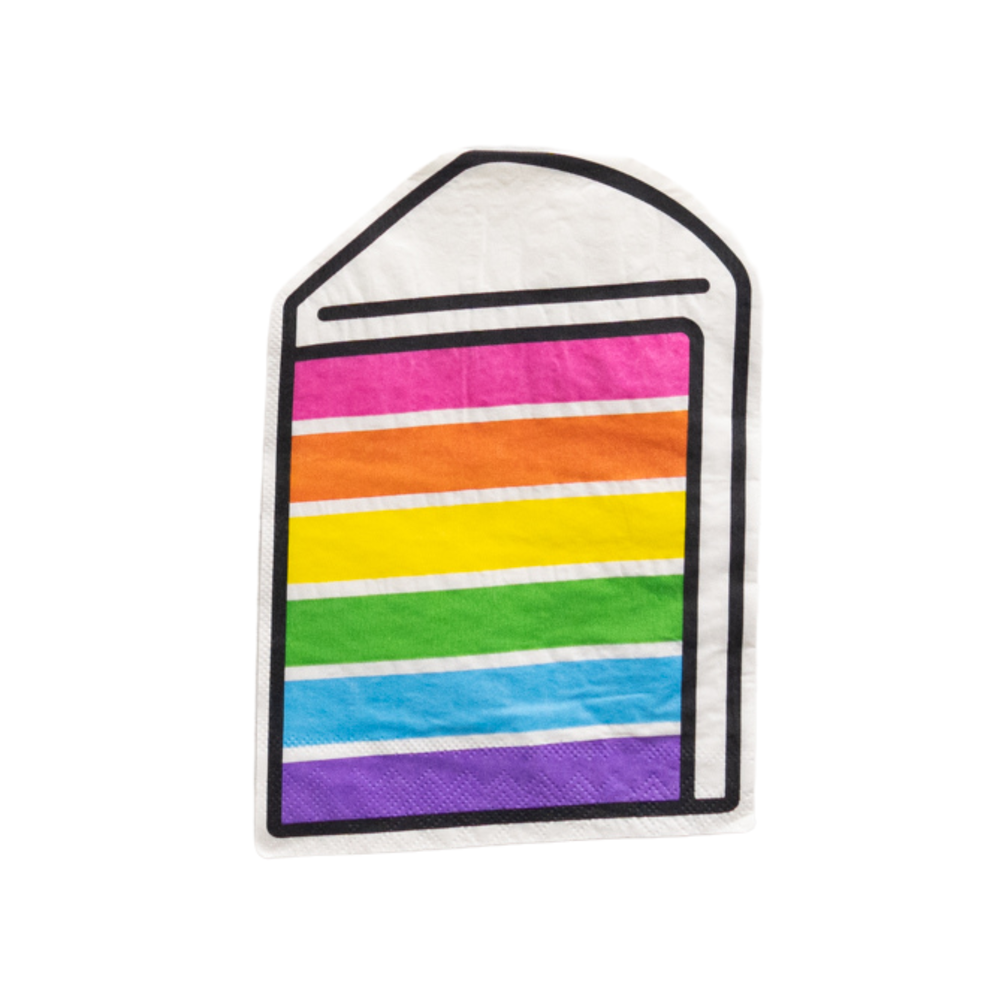 Sprinkles & Smiles Cake Slice Die Cut Napkins – Flour Shop