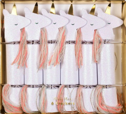 Unicorn Glitter Small Crackers (x 6) – Flour Shop